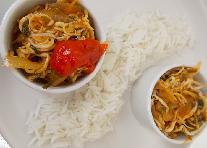 Touffée de titiris - Martinique/ Guadeloupe - Saveurs K